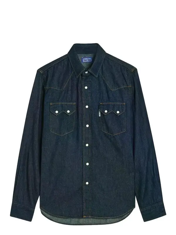 Blue Blue Japan Western-yoke Denim Shirt - Blue