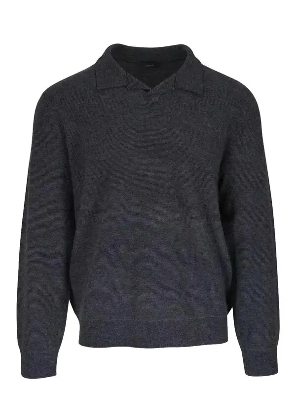 Vince V-neck Long-sleeve Knitwear - Grey