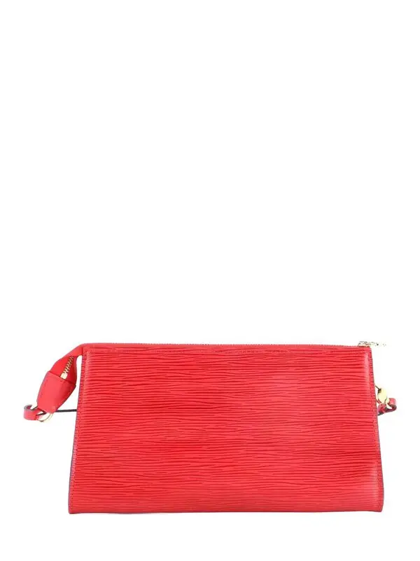 LOUIS VUITTON Pochette Accessoires Epi Leather Clutch - Red