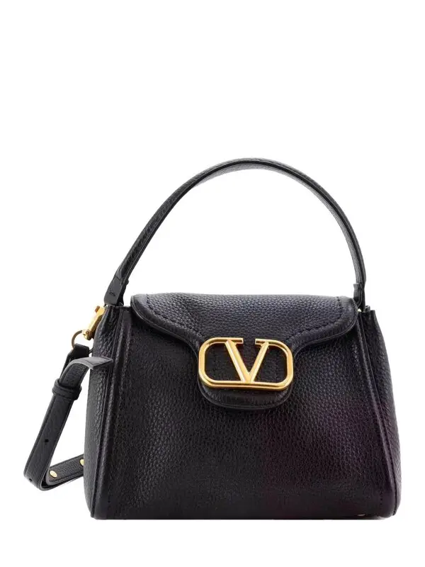 Valentino Garavani Alltime Top Handle Small Satchel - Black
