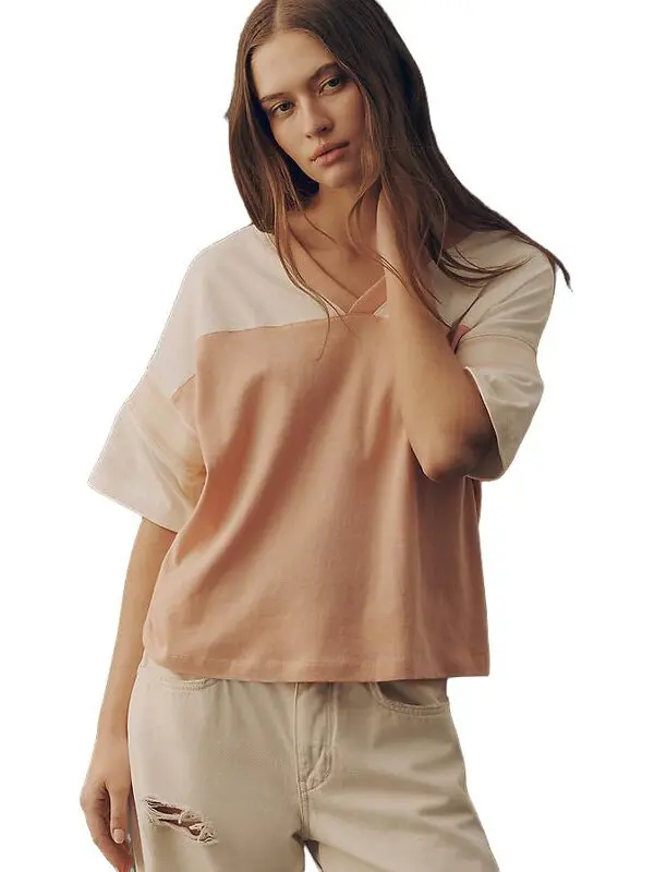 Chaser Palmer Perfect Cotton Tee - Pink Pattern