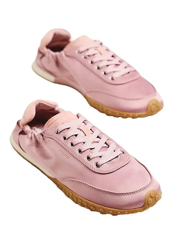 HOFF Bridge Satin Scrunch Sneakers - Rose