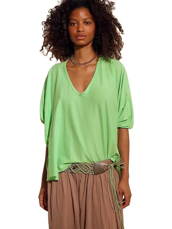 Free People Kaiya Top - Exotic Green
