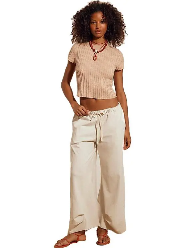 Free People Wide-leg Dakota Pants - Barnacle Island