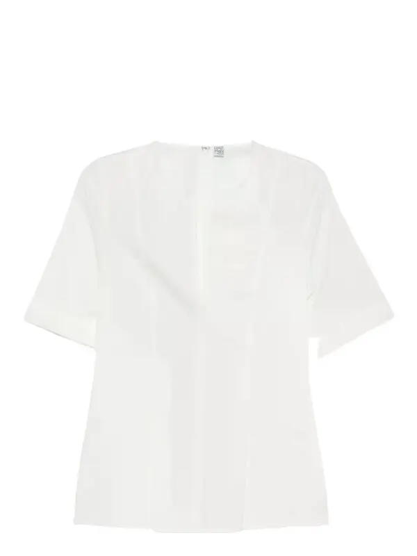 TOTEME V-neck Blouse - White