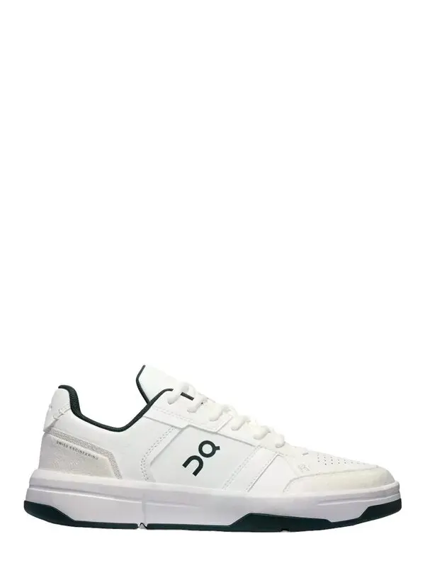 On The Roger Clubhouse Lace-up Sneakers - White