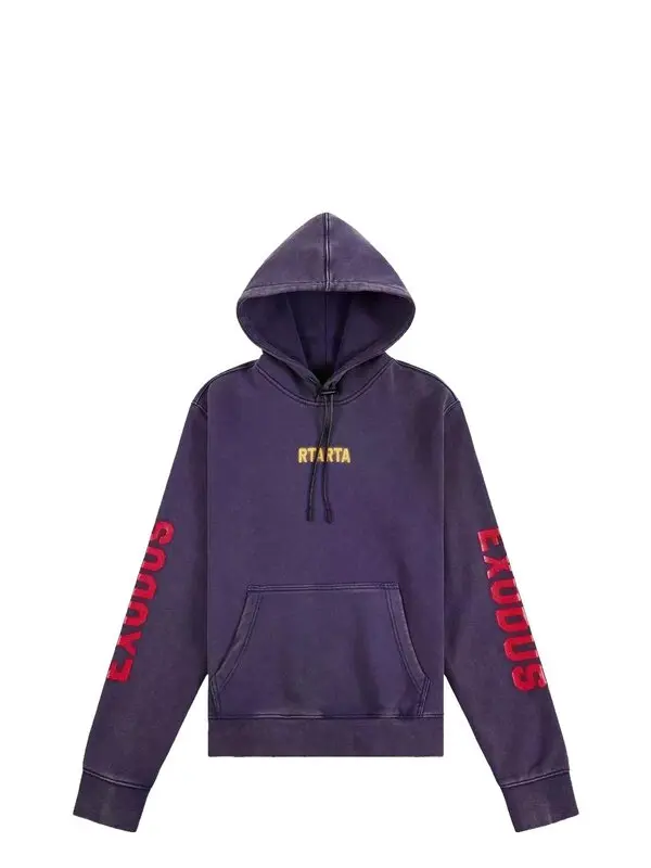RtA Dion Logo-print Hoodie - Purple