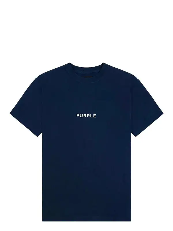 PURPLE BRAND Logo-print T-shirt - Blue