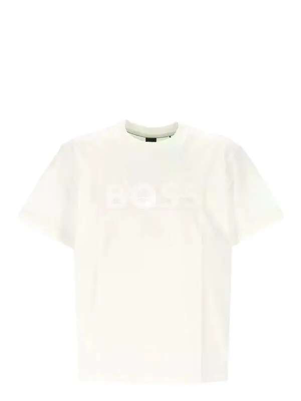 BOSS Logo-print T-shirt - Neutrals