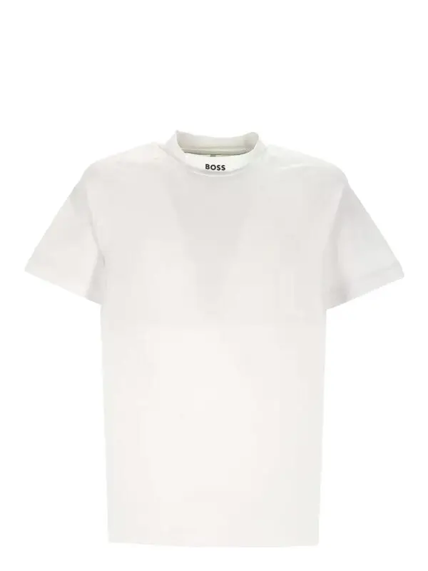 BOSS Logo-print Raglan-sleeve T-shirt - White