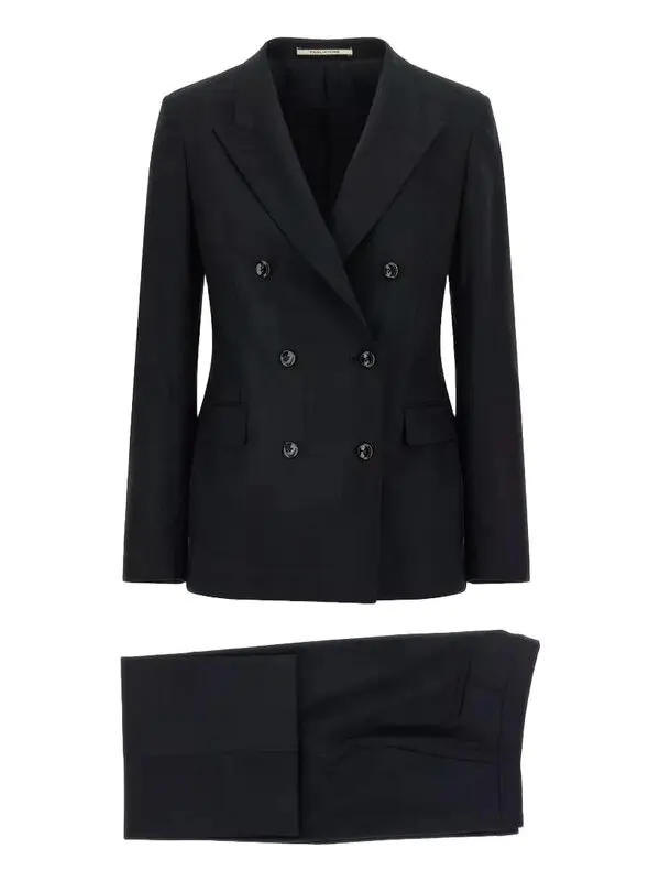 Tagliatore Double-breasted Formal Suit - Blue