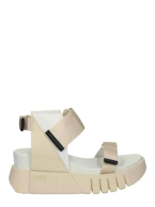 United Nude Delta Run Touch-strap Platform Sandals - Neutrals