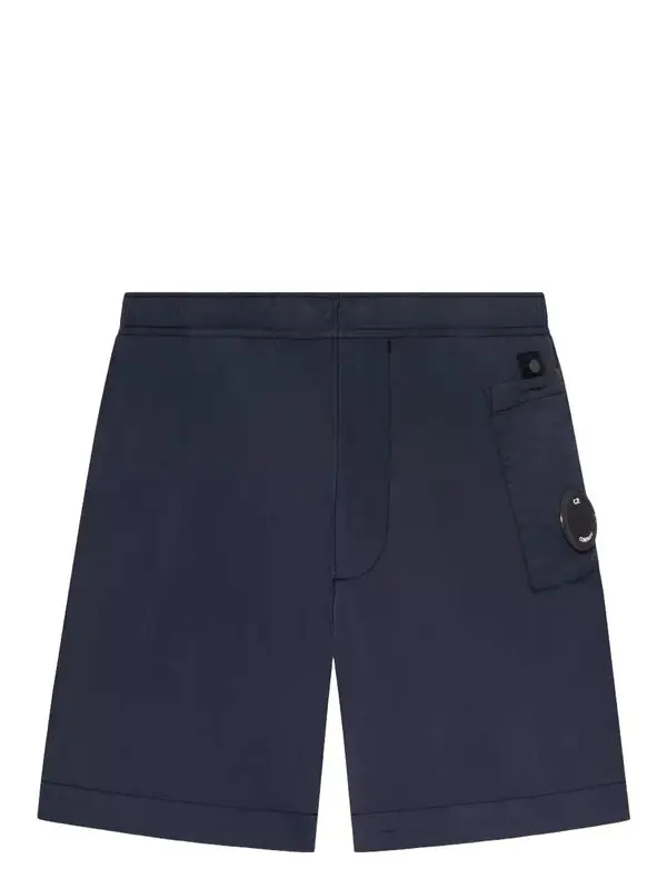 C.P. COMPANY Lens-detail Cargo Shorts - Blue