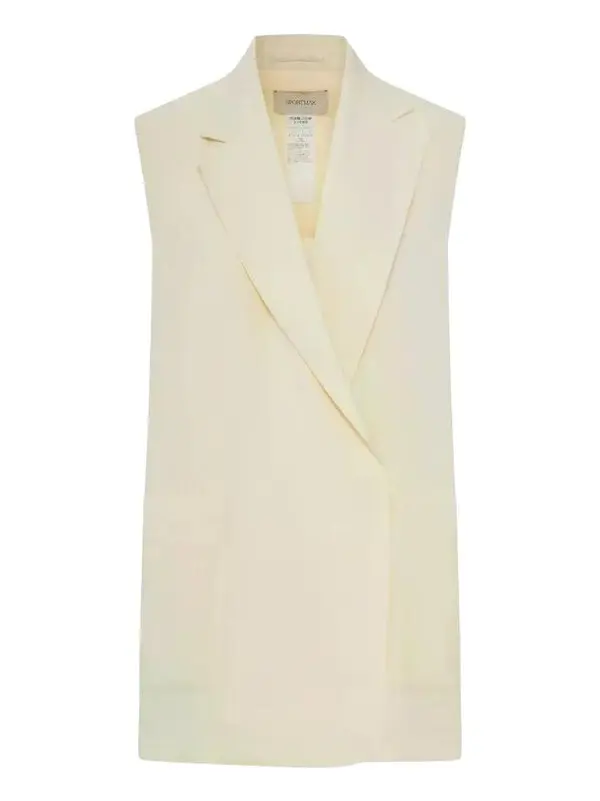 Sportmax Oversized Sleeveless Vest - Neutrals