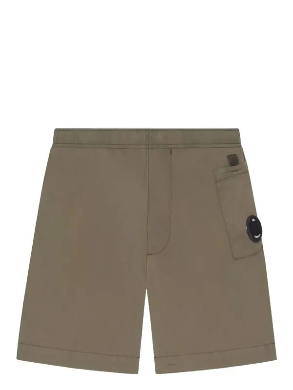 C.P. COMPANY Lens-detail Cargo Shorts - Green