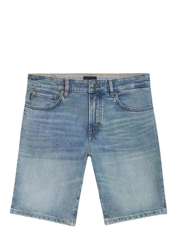 BOSS Maine Denim Shorts - Blue