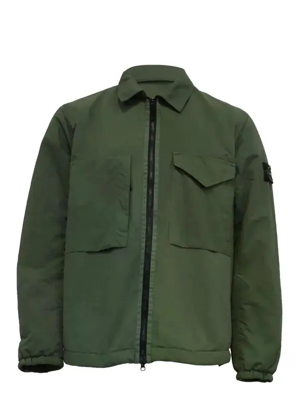 Stone Island Zip-up Primaloft-tc Jacket - Green