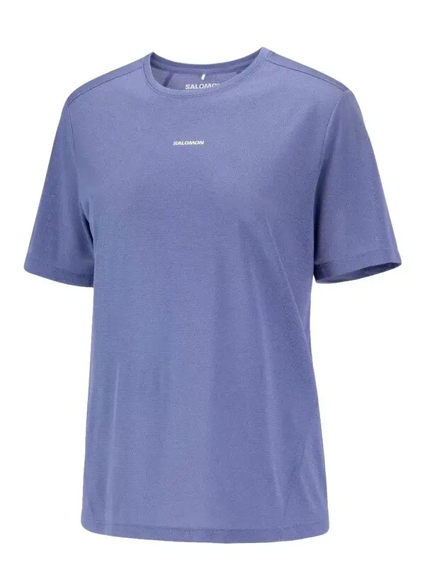 SALOMON Logo-print Mesh T-shirt - Purple