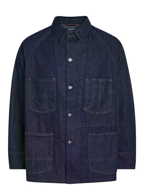Blue Blue Japan Contrast-stitch Denim Jacket - Blue