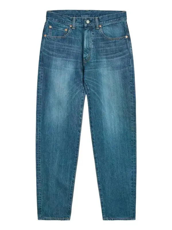 Blue Blue Japan Faded-wash Jeans - Blue