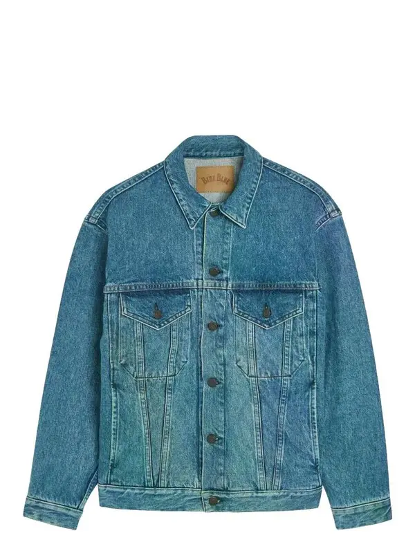 Blue Blue Japan Washed Denim Trucker Jacket - Blue