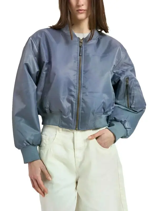 ANINE BING Leon Sleeve-pocket Bomber Jacket - Blue