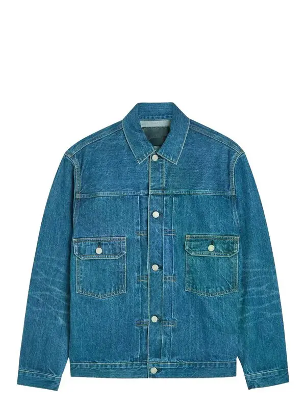 Blue Blue Japan Faded-effect Denim Jacket - Blue