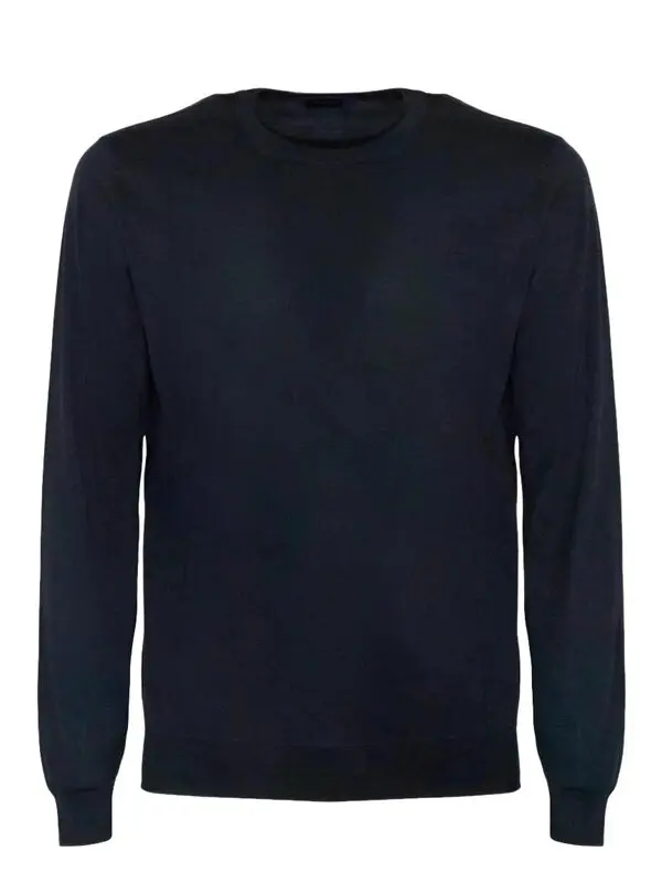 DRUMOHR Ribbed-trim Sweater - Blue