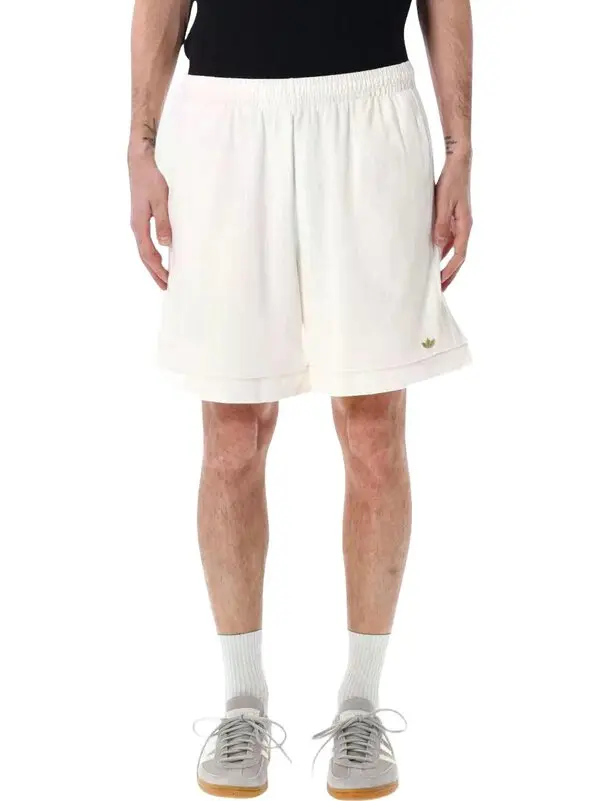 Adidas 98 Side-stripe Shorts - White