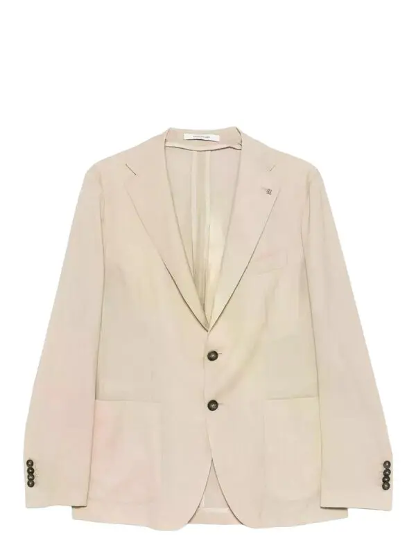 Tagliatore Single-breasted Patch-pocket Jacket - Neutrals