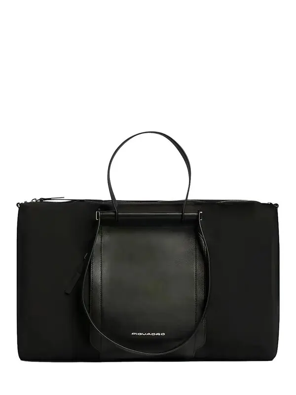 PIQUADRO Panelled Duffle Bag - Black