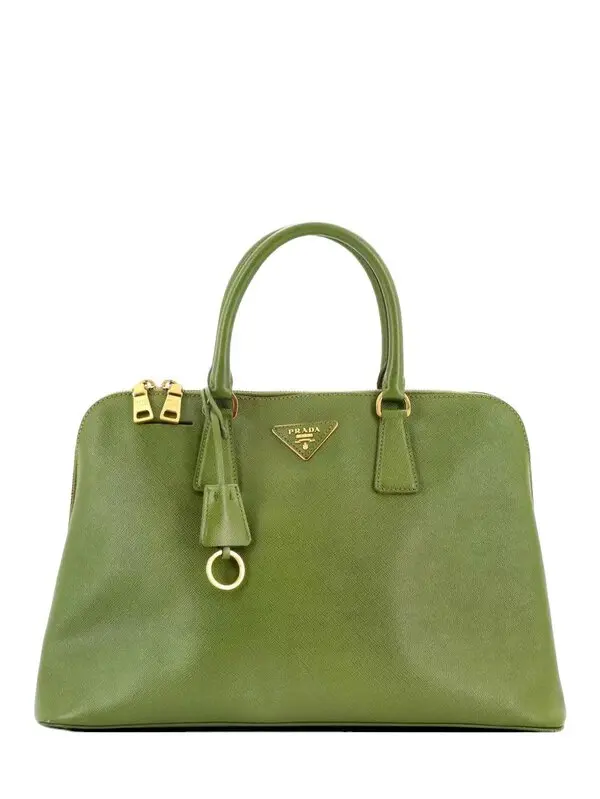 Prada Promenade Large Handbag Saffiano Leather - Green