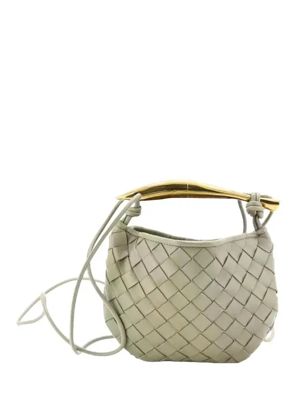 Bottega Veneta Sardine Top Handle Intrecciato Nappa Mini Satchel - Green