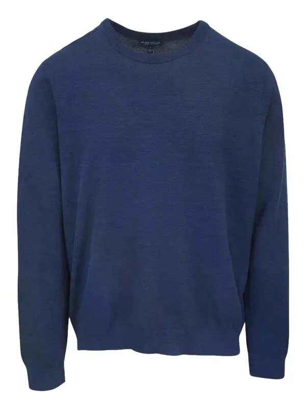 Peter Millar Long-sleeve Crew Neck Sweater - Blue