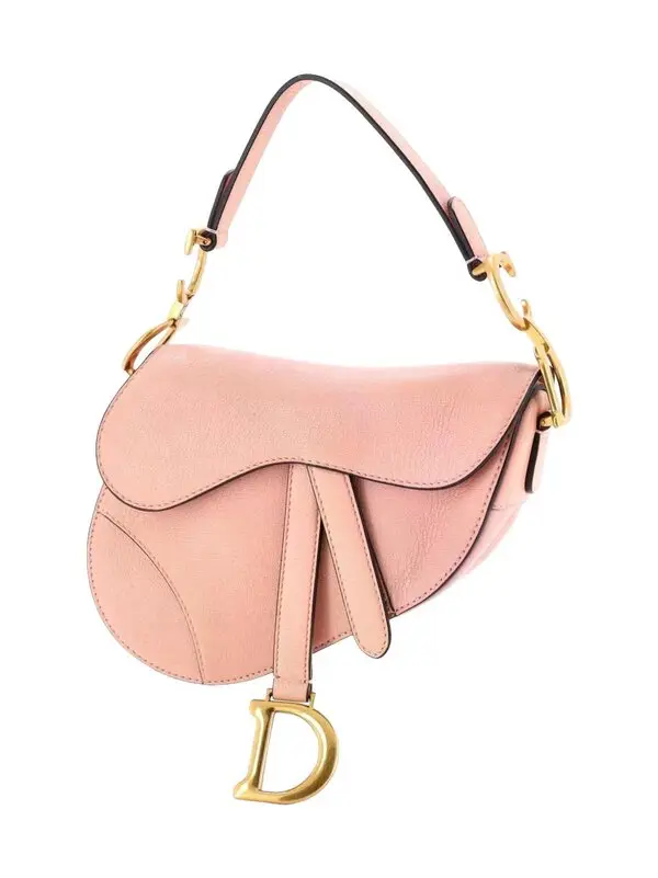 Dior Saddle Mini Shoulder Bag Leather - Pink