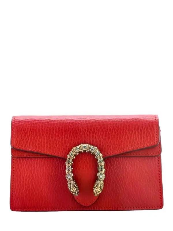 Gucci Dionysus Super Mini Clutch Bag - Red