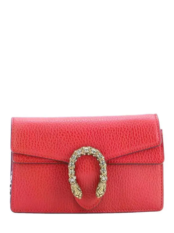 Gucci Dionysus Super Mini Clutch Bag - Red
