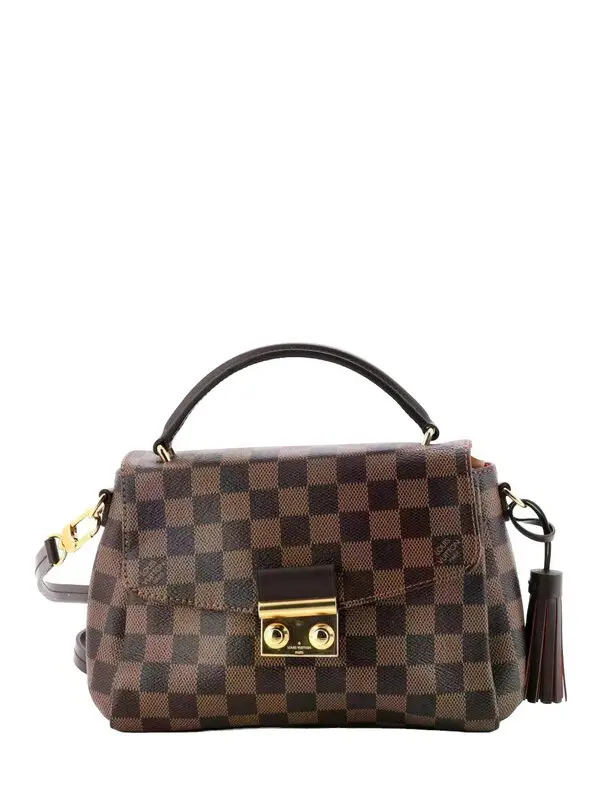 LOUIS VUITTON Croisette Handbag Damier Crossbody Bag - Brown