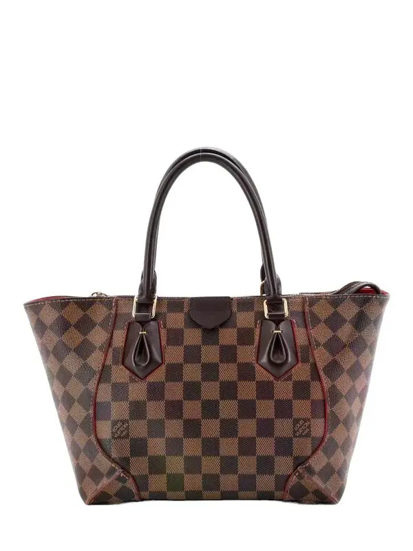 LOUIS VUITTON Caissa Damier Pm Tote Bag - Brown