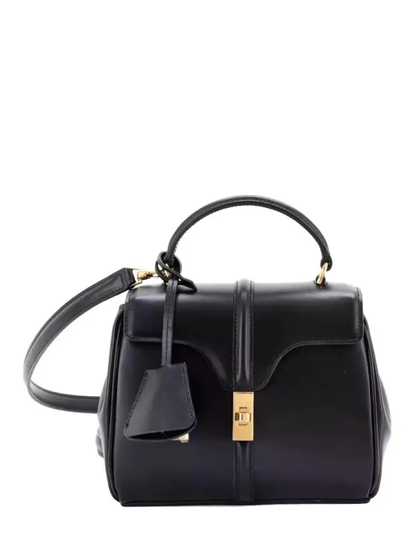 Celine 16 Mini Satchel Smooth Calfskin - Black