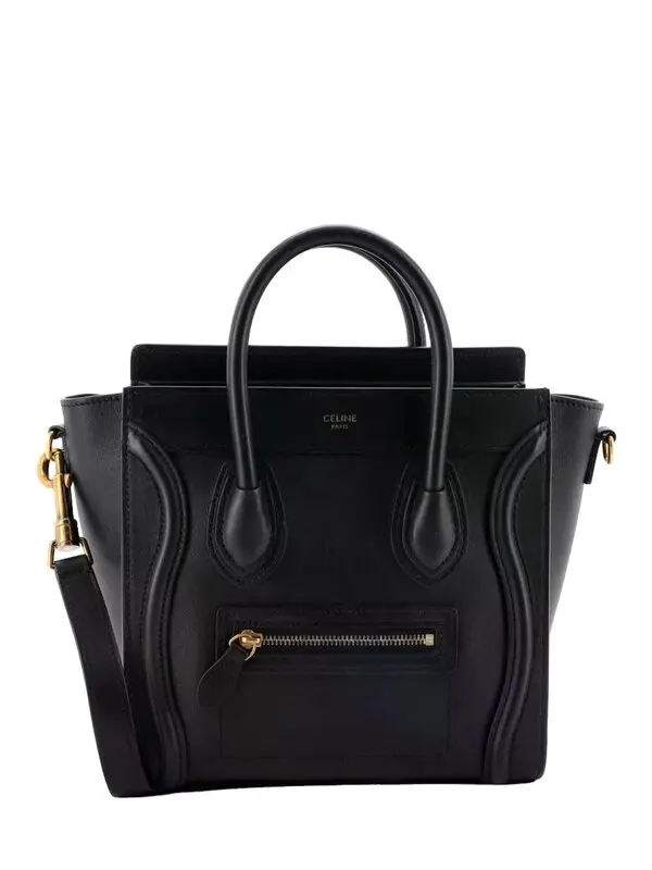 Celine Luggage Bag Nano - Black