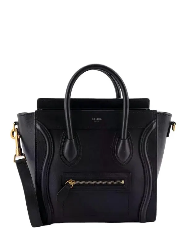 Celine Luggage Bag Nano - Black