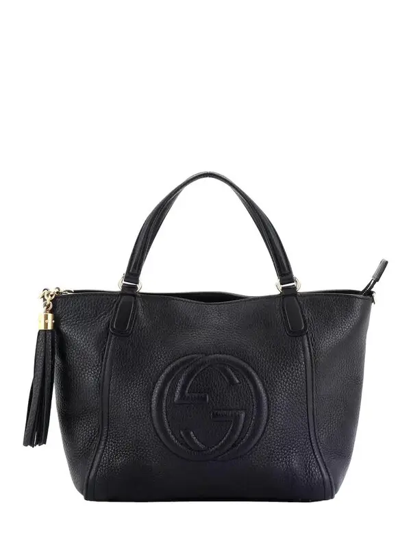 Gucci Soho Convertible Top Handle Bag - Black