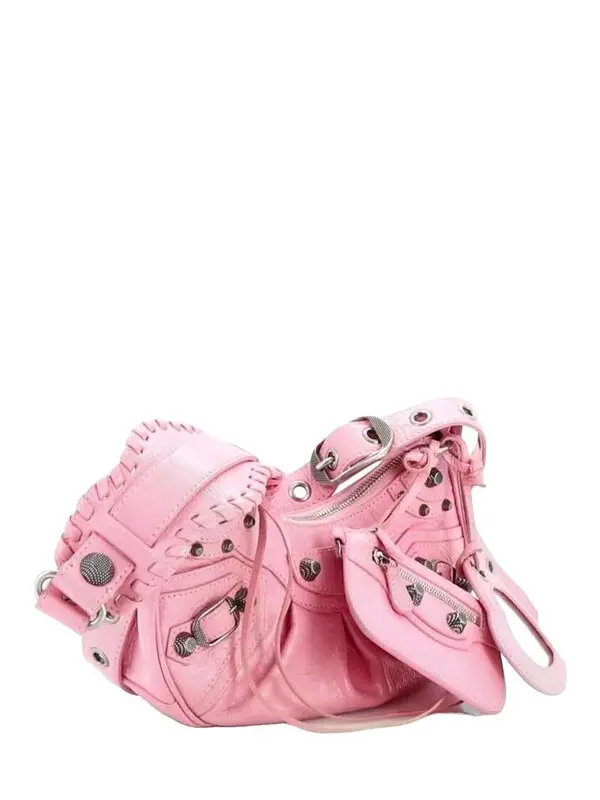 Balenciaga Le Cagole Xs Studded Shoulder Bag - Pink