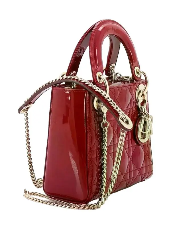 Dior Lady Mini Satchel - Red
