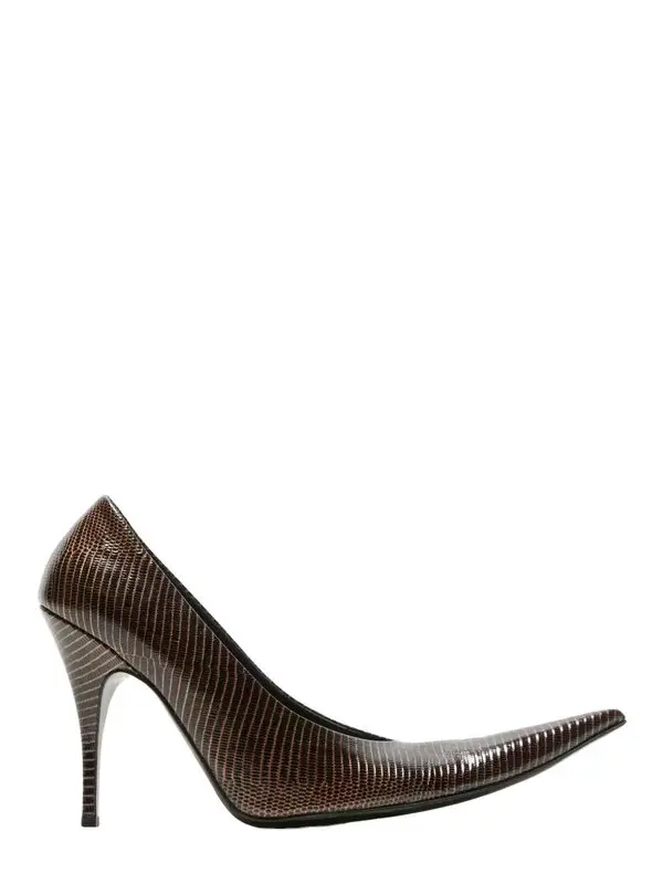 Acne Studios Point-toe Leather Pumps - Brown