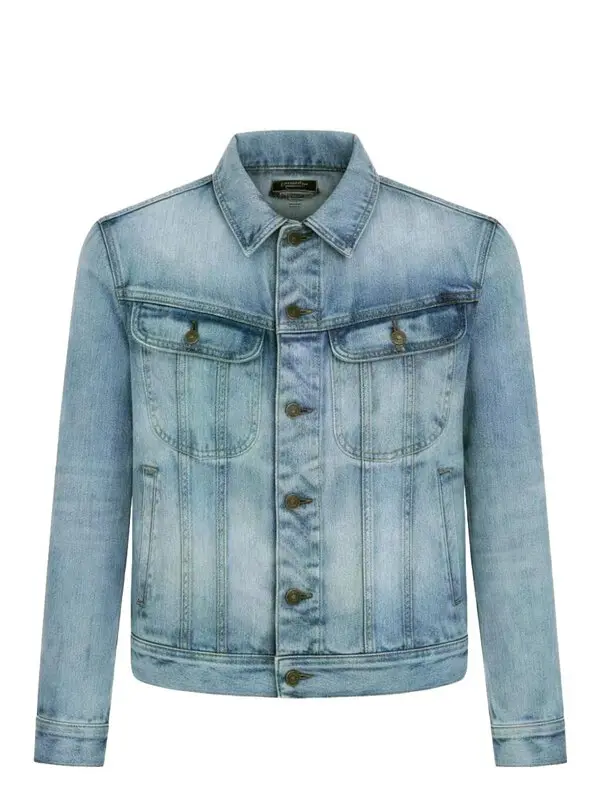 TOM FORD Button-fastening Denim Jacket - Blue