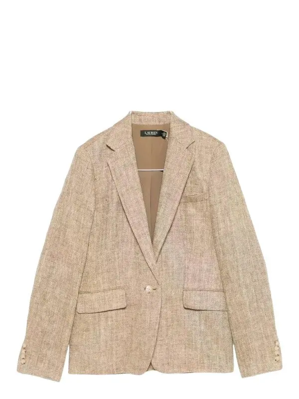 Ralph Lauren Herringbone-pattern Blazer - Neutrals