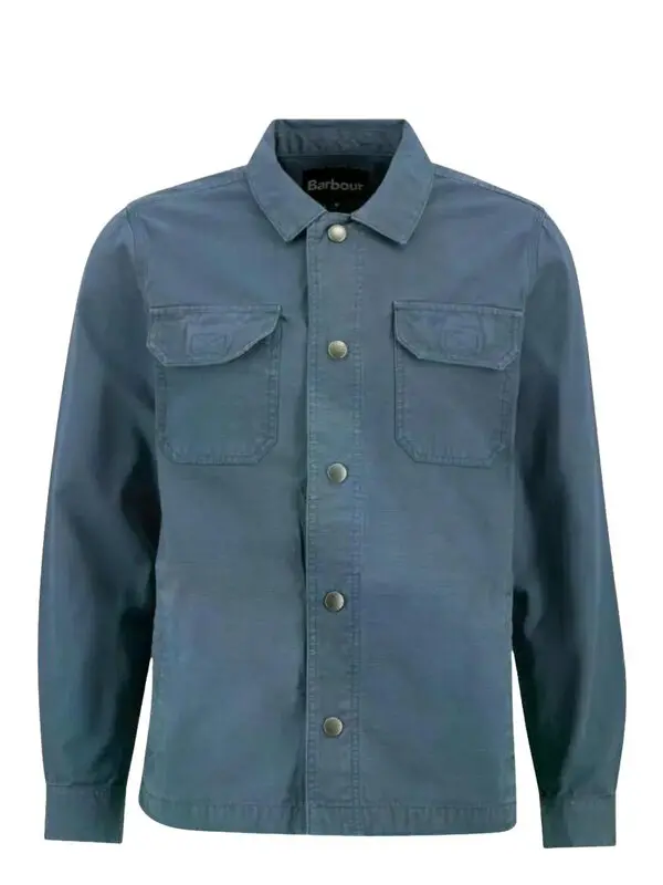 Barbour Ripstop-texture Shirt - Blue