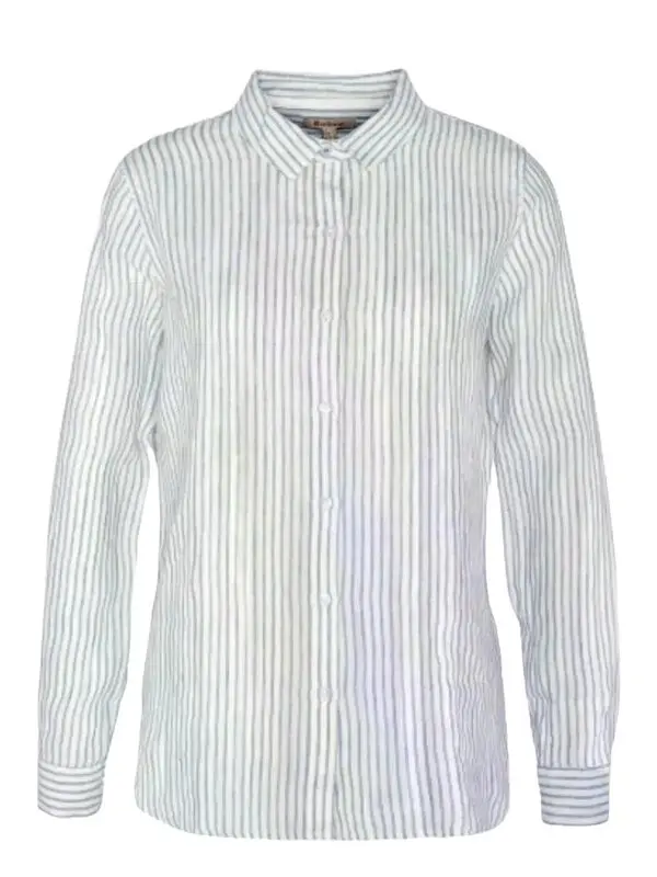 Barbour Striped Long-sleeve Shirt - Neutrals